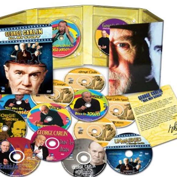 Media | George Carlin 14 Disc Dvd Set All My Stuff | Poshmark